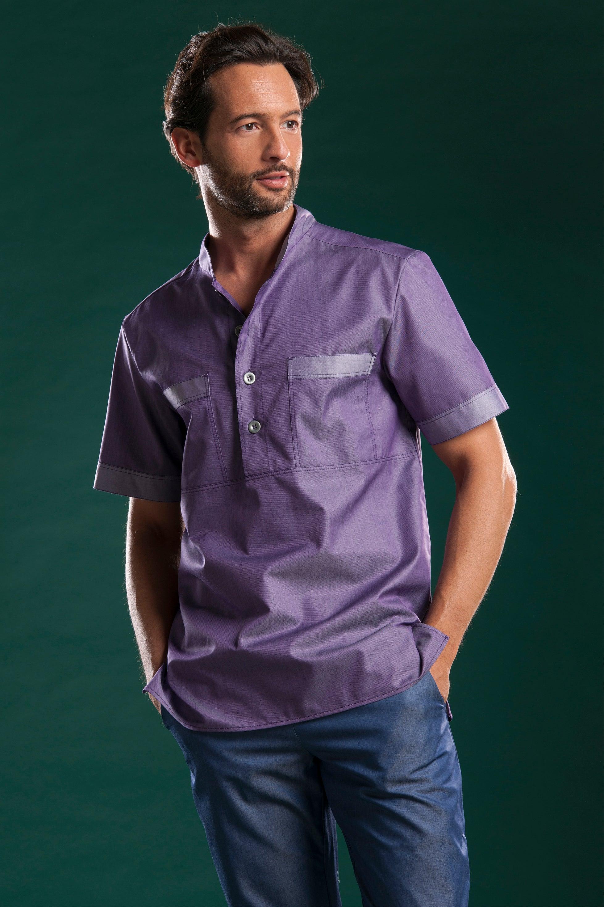 | Luxury Italian Pastelli Uniforms | Guadalupe Men's Top - FREEDOM